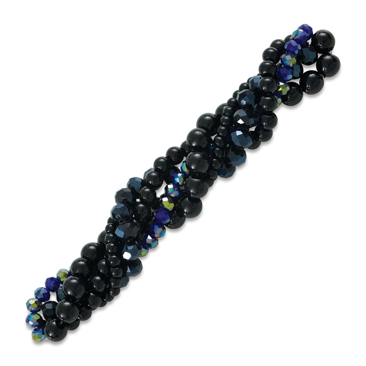 John Bead Twisted Crystal Bead Strands - Black Tulip - Walmart.com