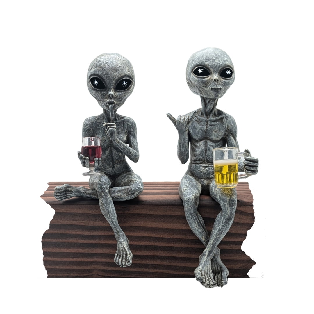 John Bernard & Company Alien Invasion 'Party Alien' Wine Drinking ...