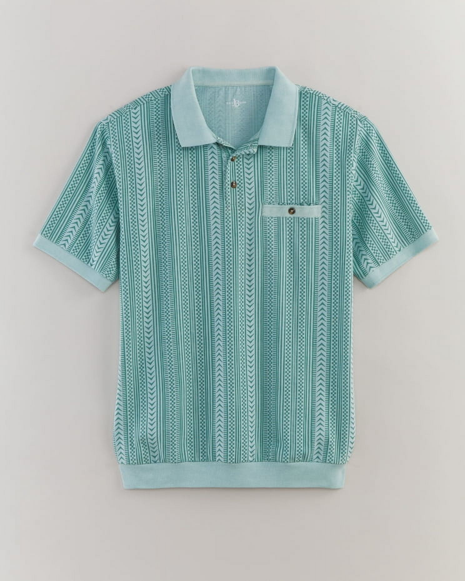 John Blair® Banded Bottom Stripe Polo - Walmart.com