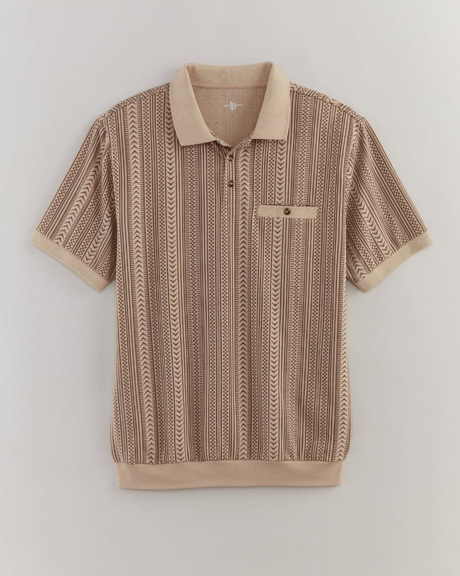 John Blair® Banded Bottom Stripe Polo - Walmart.com