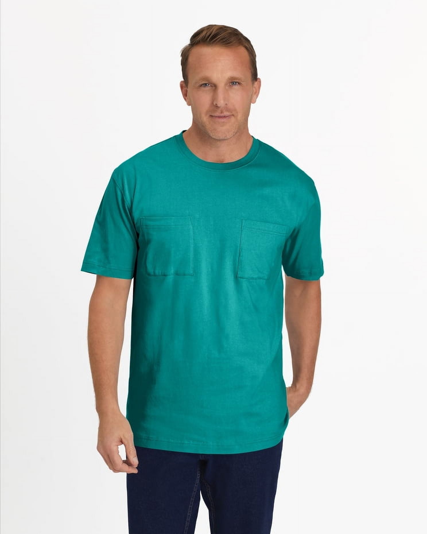 Blair Mens John Blair Everyday Jersey Knit Short-Sleeve Two-Pocket Tee ...