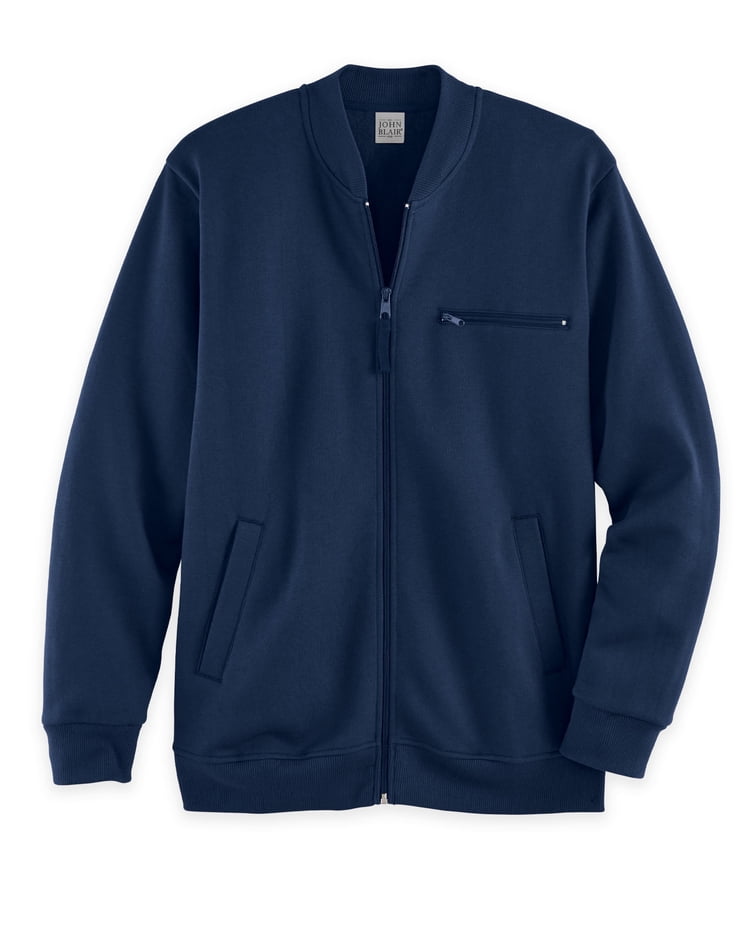 John Blair Supreme Fleece Baseball Jacket - Walmart.com