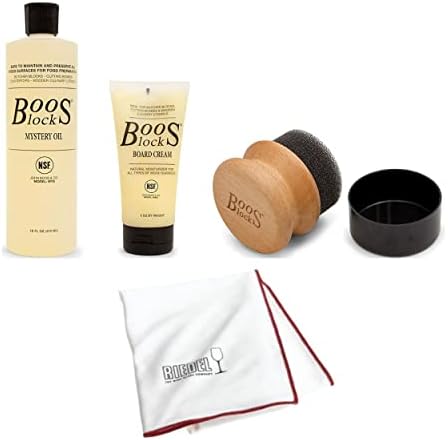 John Boos Block Cutting Board Care and Maintenance Set Bundle with ...