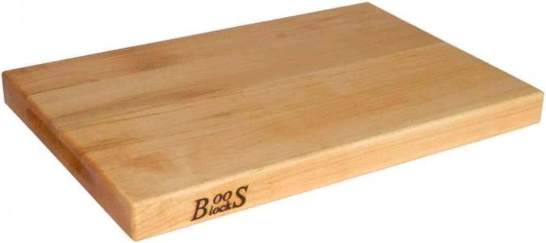 John Boos R-Board Series, Maple Cutting Board, 1.5" Thick Butcher Block ...