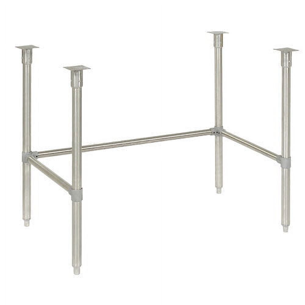 John Boos SBB3048 Stainless Steel Cross Braced Leg Kit, 48"W x 30"D ...
