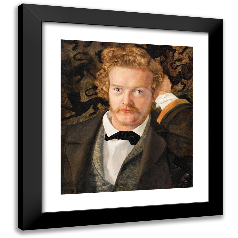 John Brett 15x17 Black Modern Framed Museum Art Print Titled - Portrait ...
