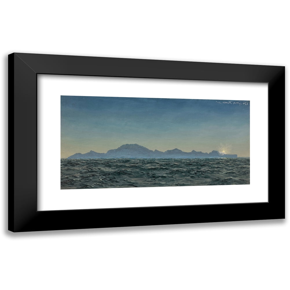 John Brett 24x14 Black Modern Framed Museum Art Print Titled - Cape ...