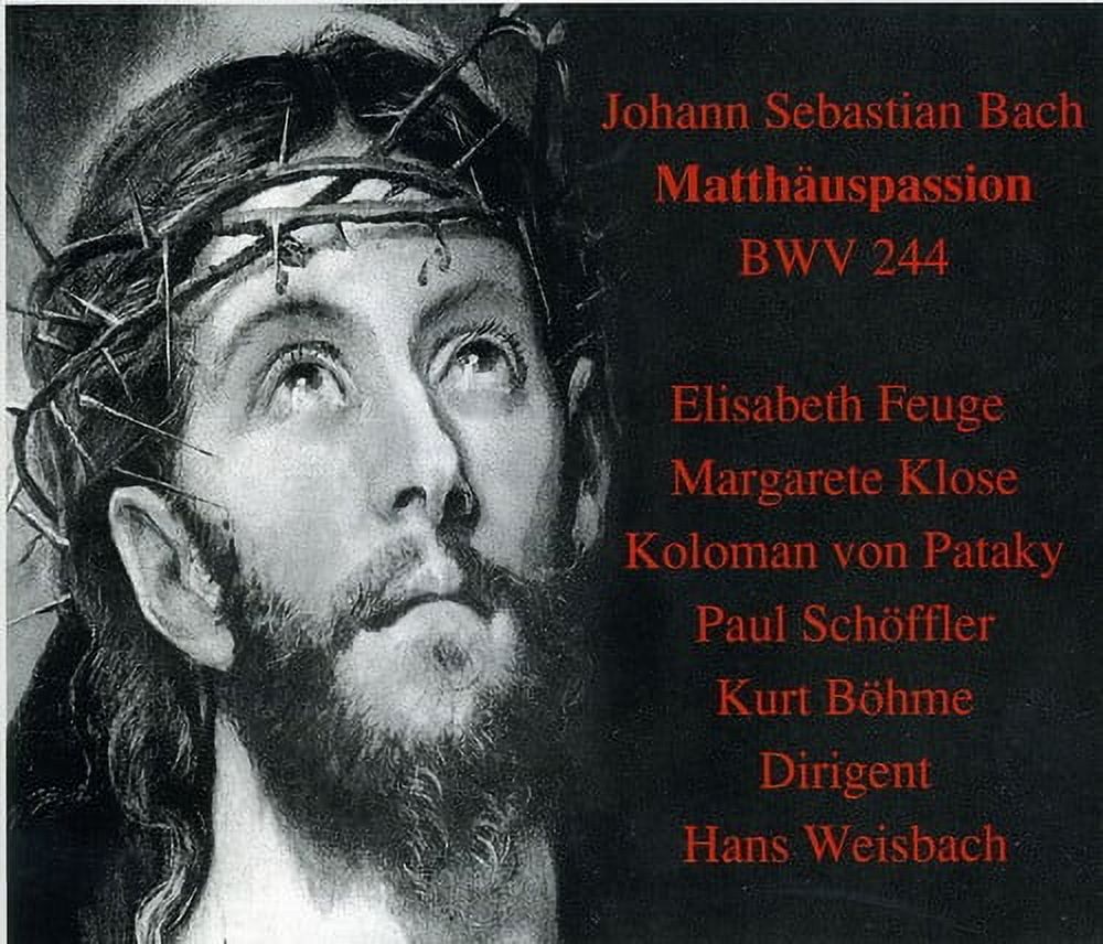 John Bullard - St Matthew Passion - Classical - CD - Walmart.com