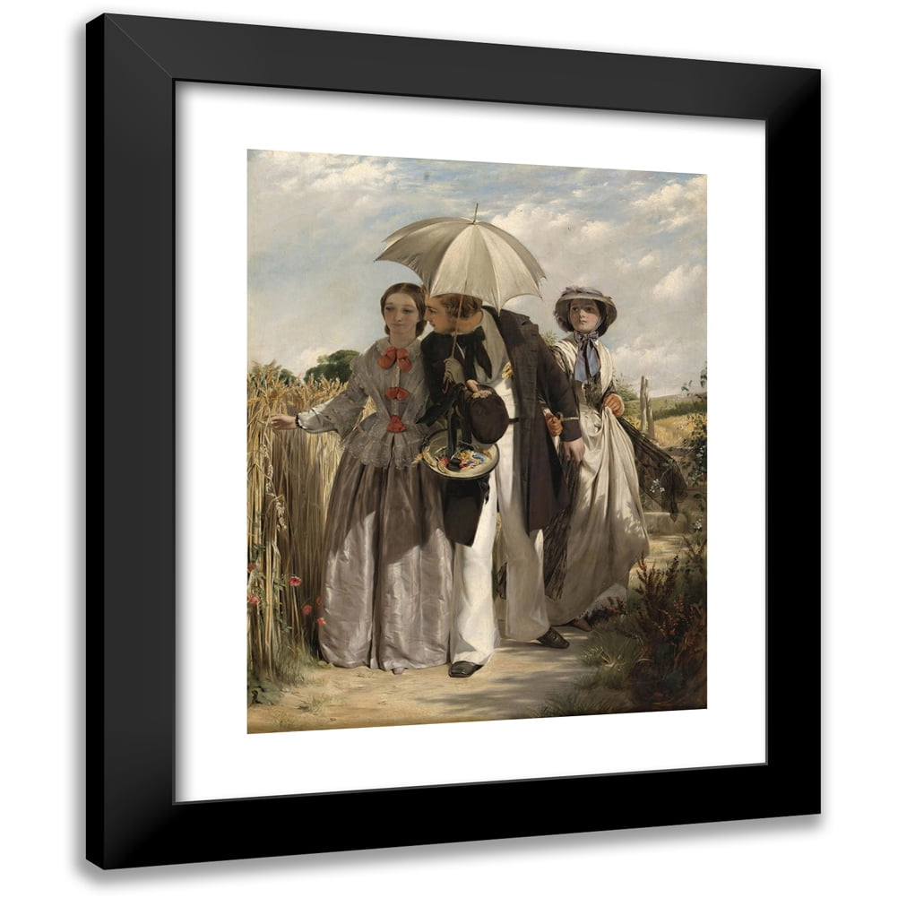 John Callcott Horsley 19x24 Black Modern Framed Museum Art Print Titled ...