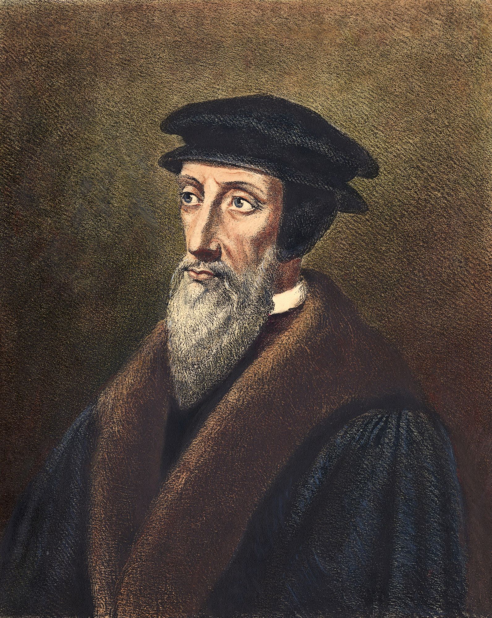John Calvin (1509-1564). /Nfrench Theologian And Reformer. Contemporary ...