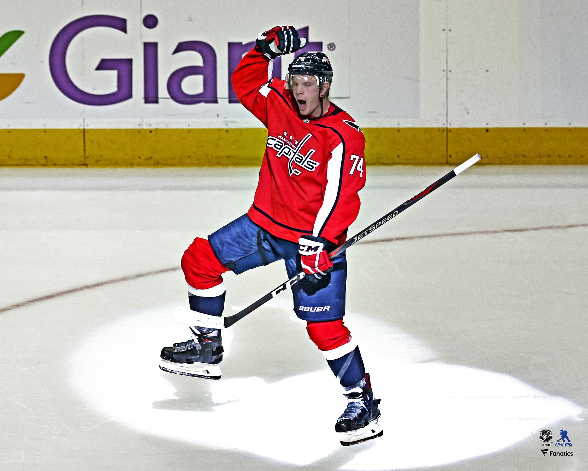 John Carlson Washington Capitals Unsigned Goal Celebration Photograph ...