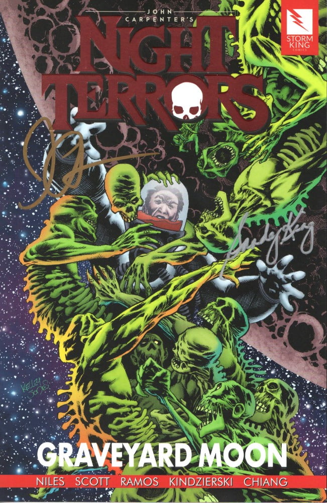 John Carpenter Sandy King Dual Autographed Comic Book Night Terrors BAS ...