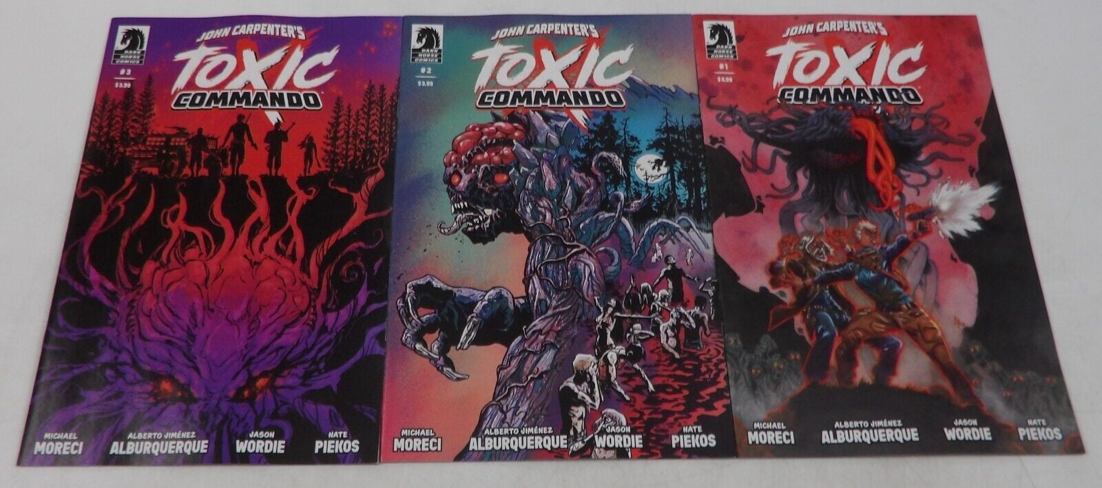 John Carpenter's Toxic Commando #1-3 VF/NM complete series Rise of ...
