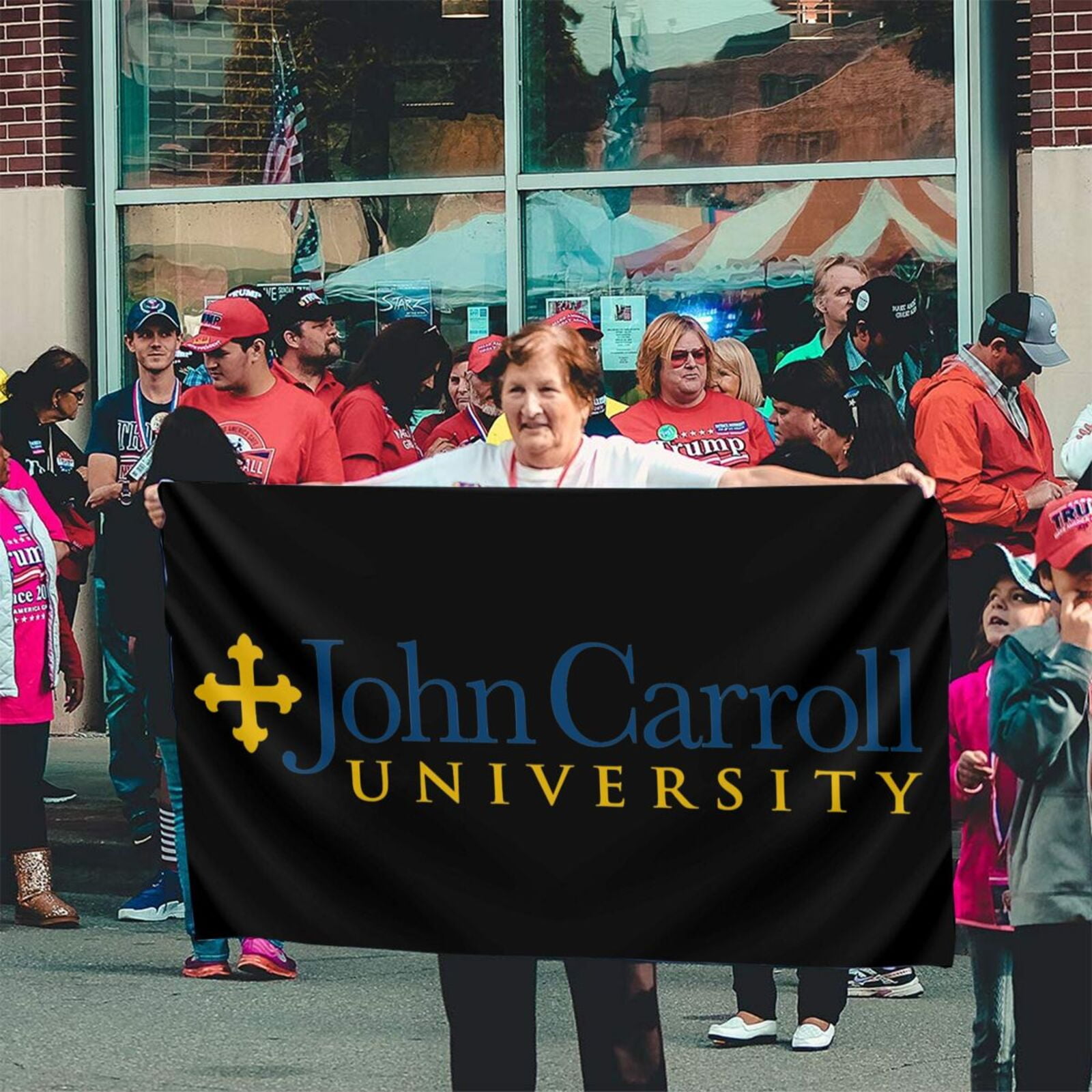 John Carroll University Logo Banner Breeze Flag Outdoor Flags Home Flag ...
