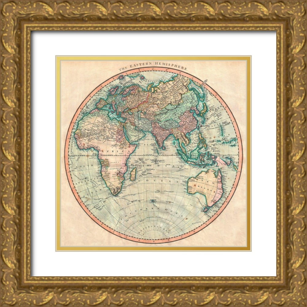 John, Cary 15x15 Gold Ornate Wood Framed with Double Matting Museum Art ...