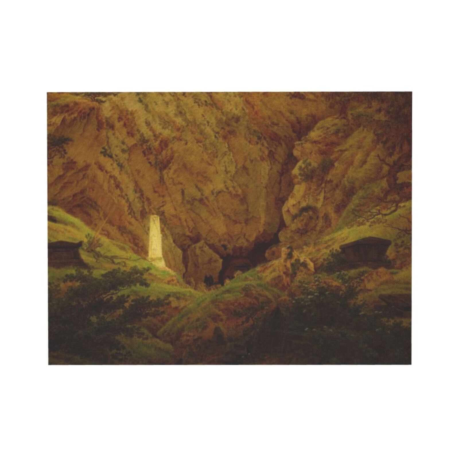 John Caspar David Friedrich - Tombs of The Fallen in The Fight for ...