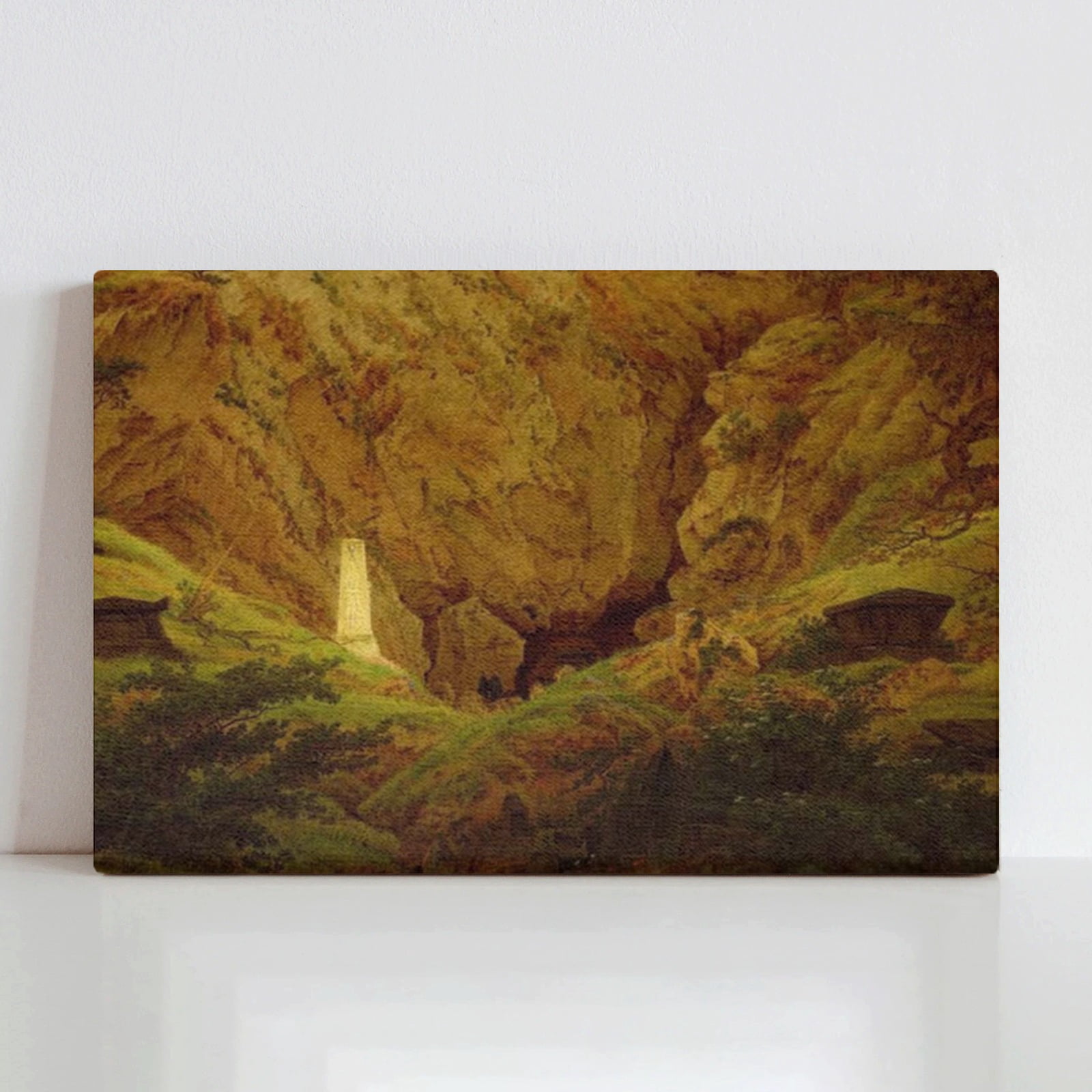 John Caspar David Friedrich - Tombs of The Fallen in The Fight for ...