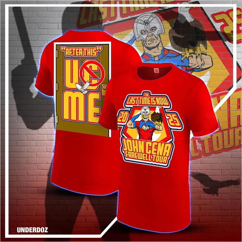 John Cena 2025 WWE Farewell Tour Peacemaker T-shirt, John Cena Farewell ...