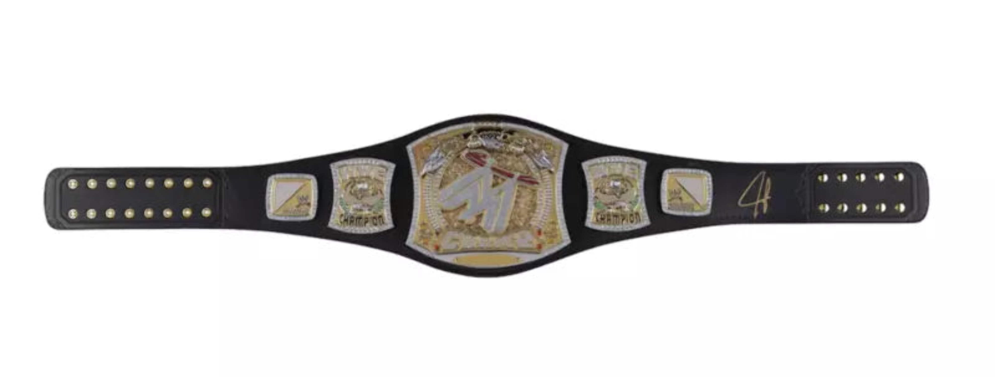 John Cena Autographed WWE Championship Spinner Replica Title Belt ...