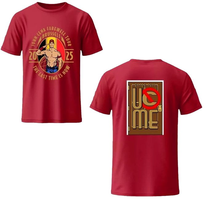 John Cena Farewell Tour 2025 Brussels AOP T-Shirt – All Over Print WWE ...