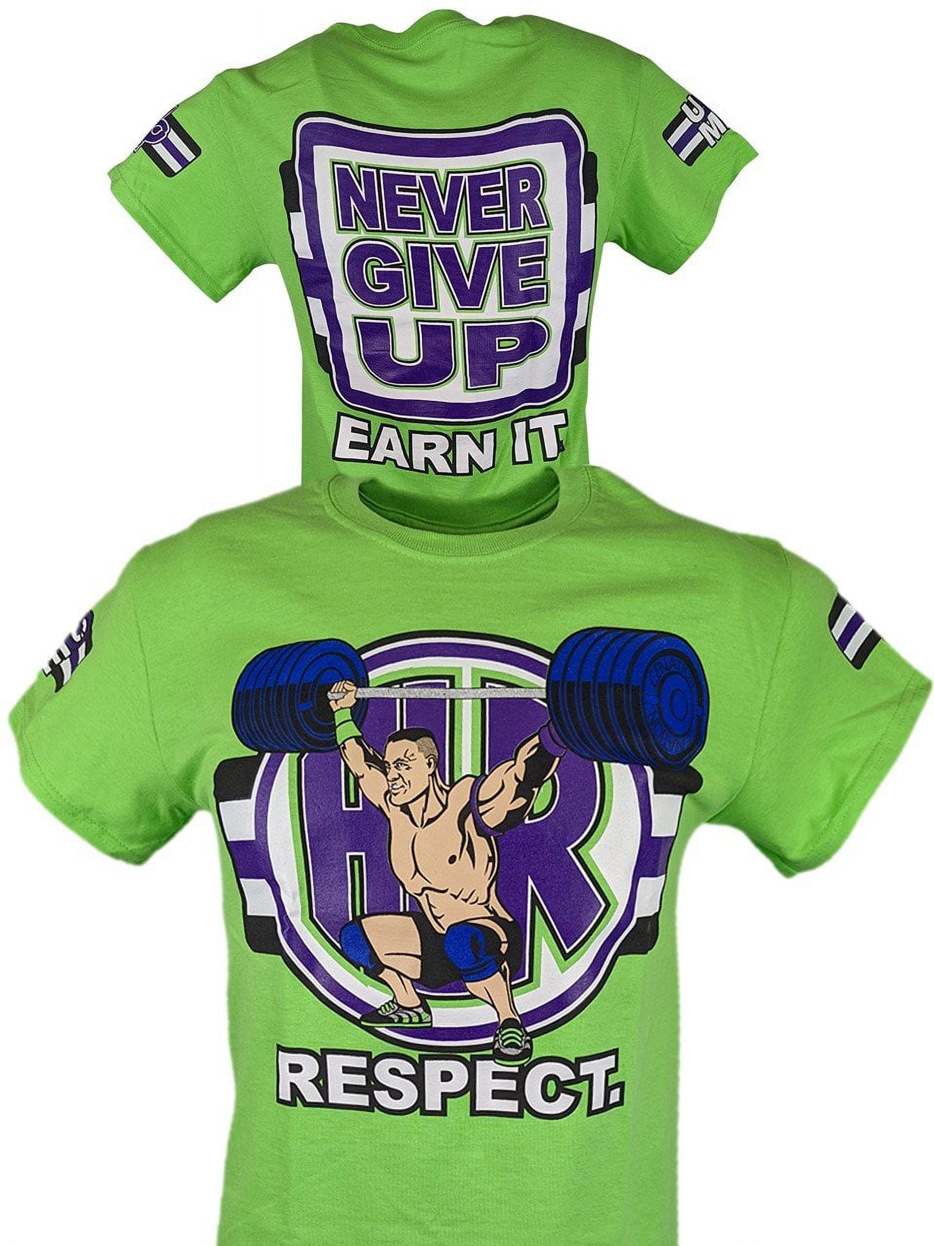 John Cena Green Purple Respect the Cenation Mens T-shirt 3XL - Walmart.com