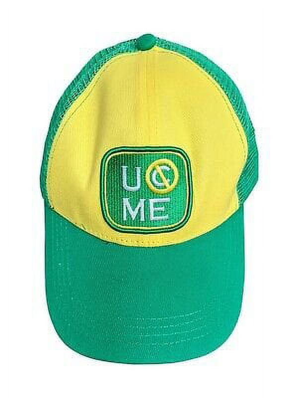 John Cena Green Yellow Mesh Trucker Baseball Cap Hat - Walmart.com