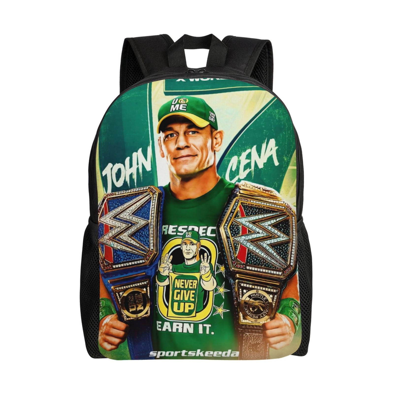 John Cena Laptop Backpack for Women Men Bookbag with Large Capacity ...