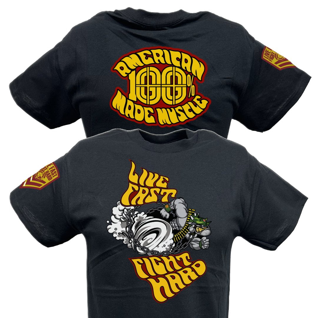 John Cena Live Fast Fight Hard American Made T-shirt - Walmart.com