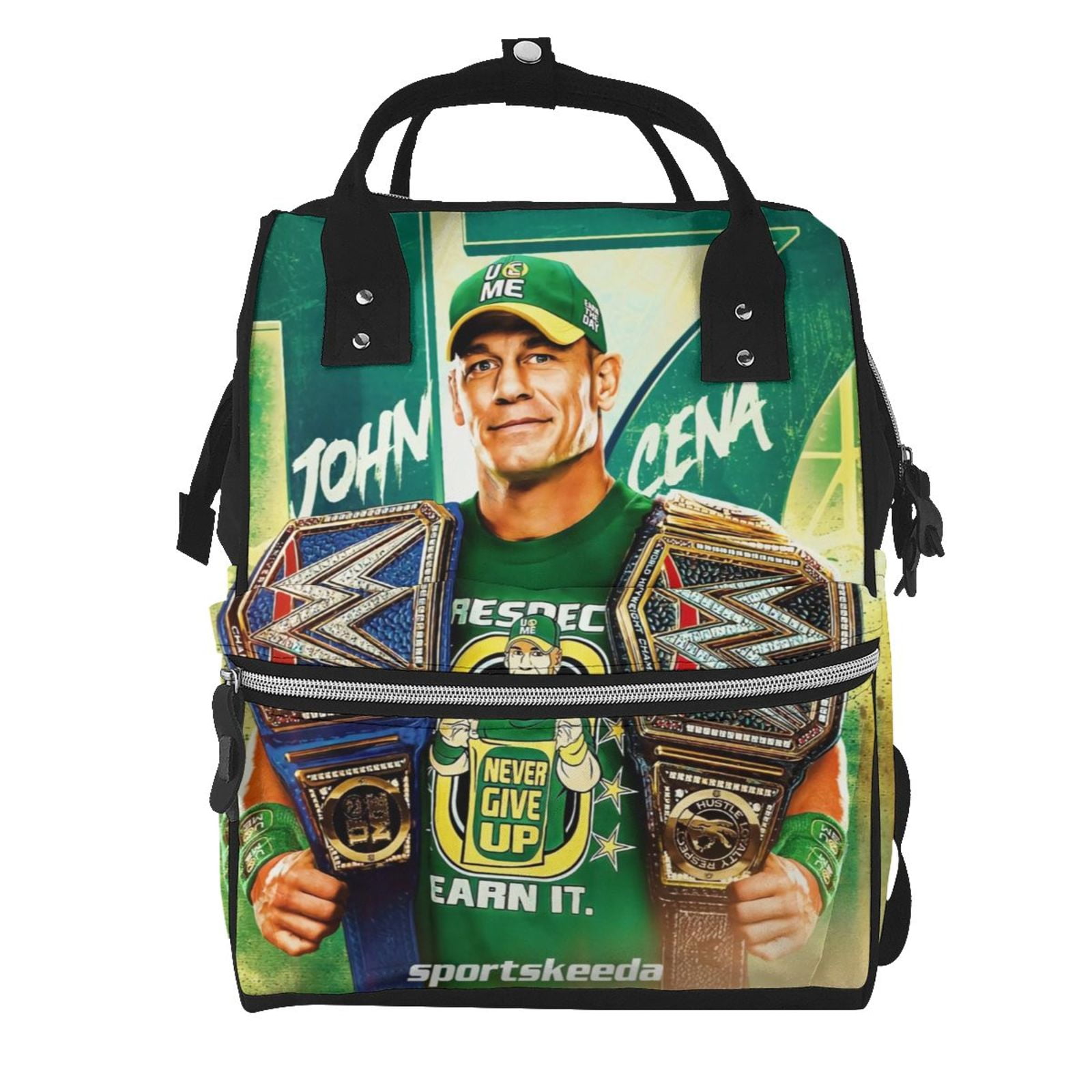 John Cena Mummy Diaper Bag Backpack Casual Shoulder Bags Travel Hiking ...