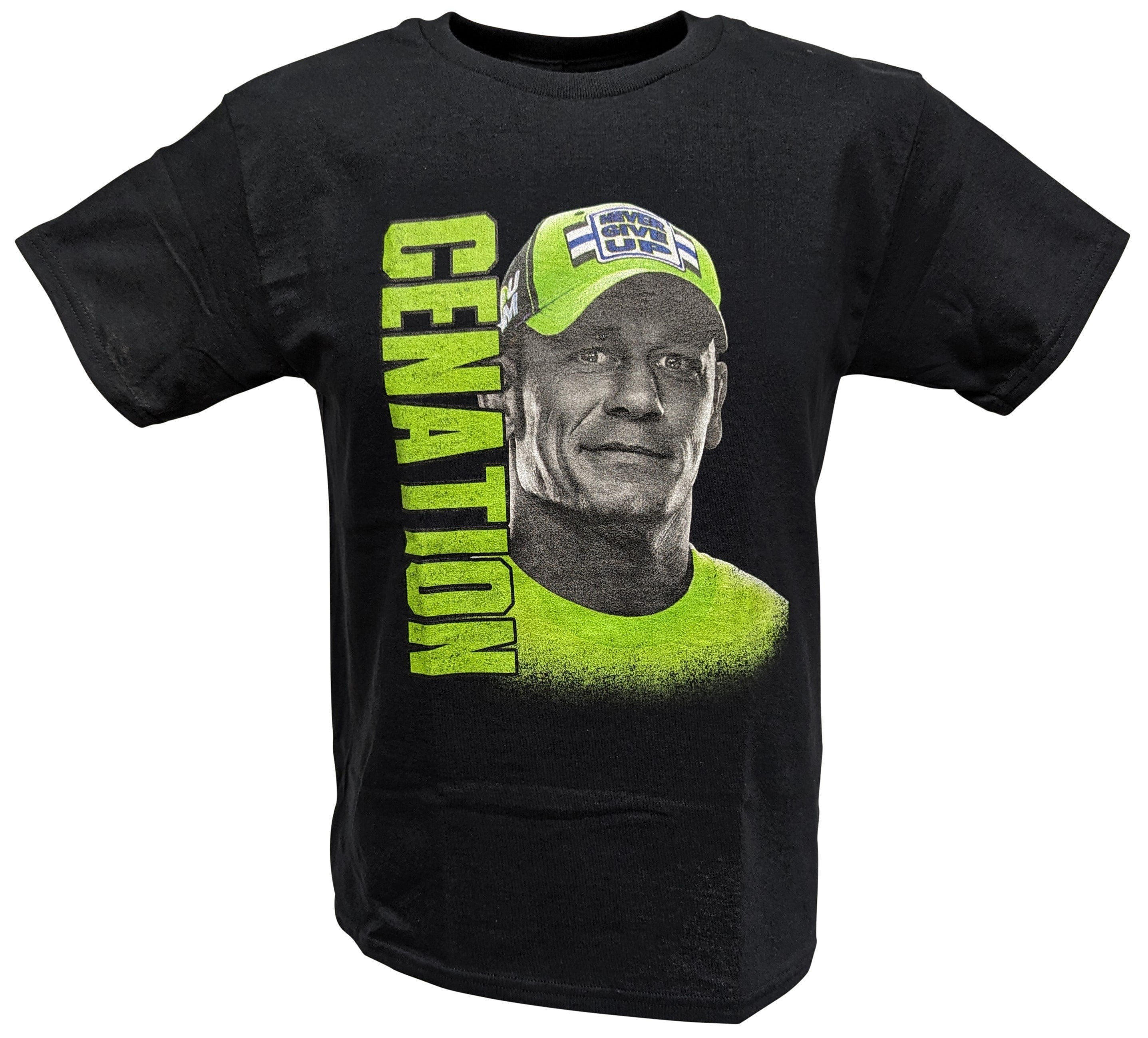 John Cena Neon Cenation WWE Kids Boys Black T-shirt Boys 5/6 - Walmart.com