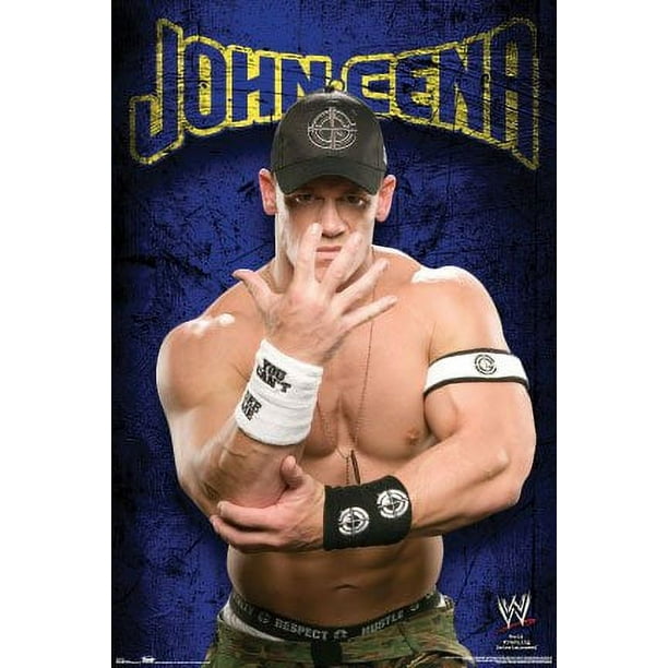 John Cena Poster - Wrestling Pose WWE - New 24 x 36 inches - Walmart.com