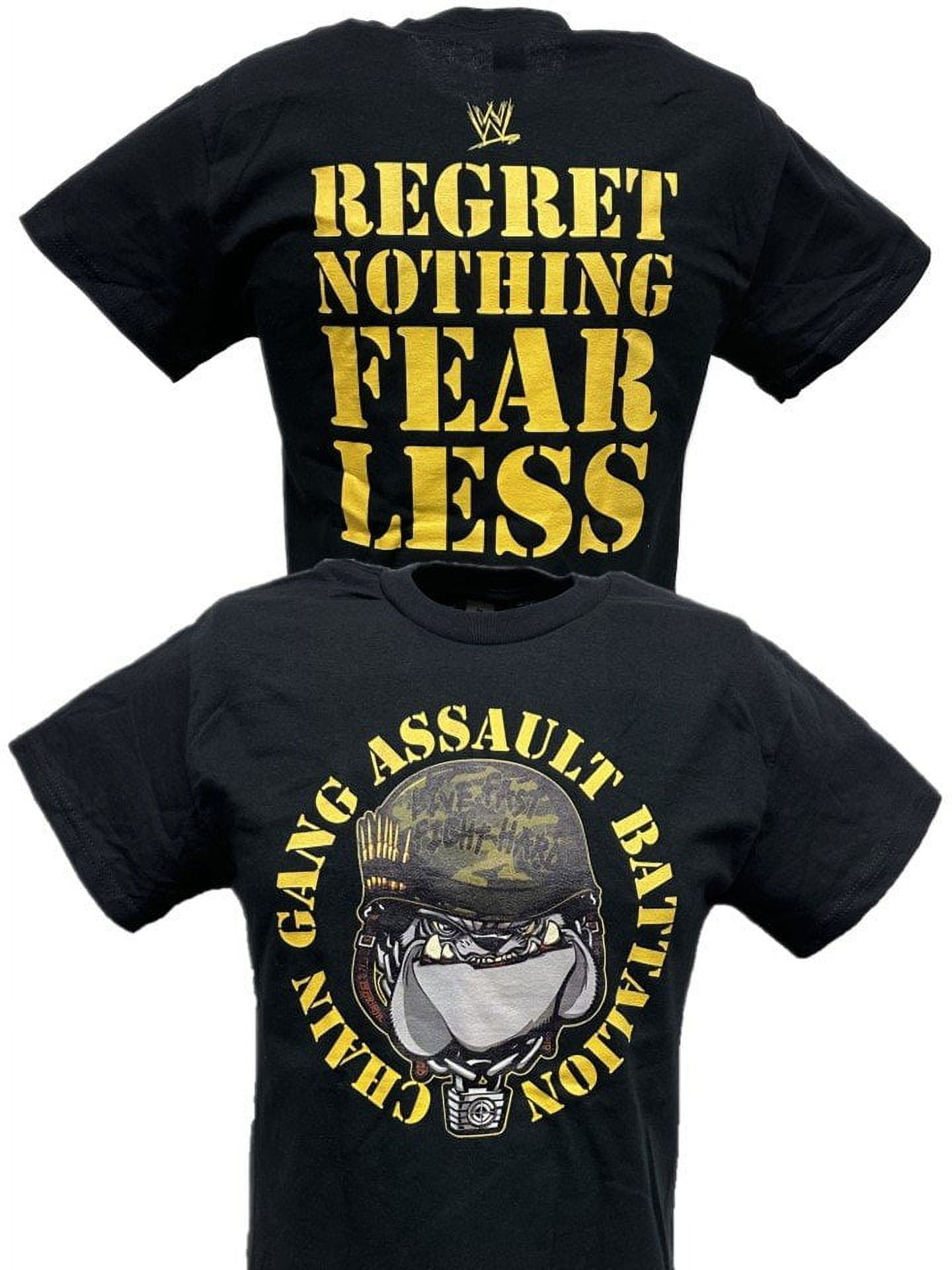 John Cena Regret Nothing Fear Less Chaingang Black T-shirt - Walmart.com