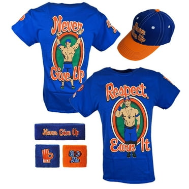 John Cena WWE Gear: Cenation Respect Green Set (Hat, T-shirt ...