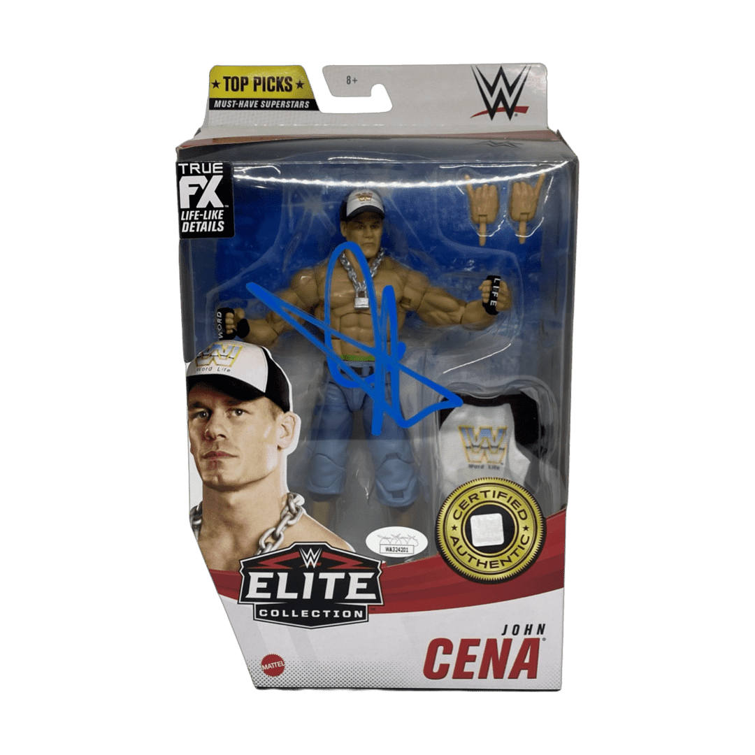 John Cena Signed Top Picks Collection Action Figure JSA Authenticated ...