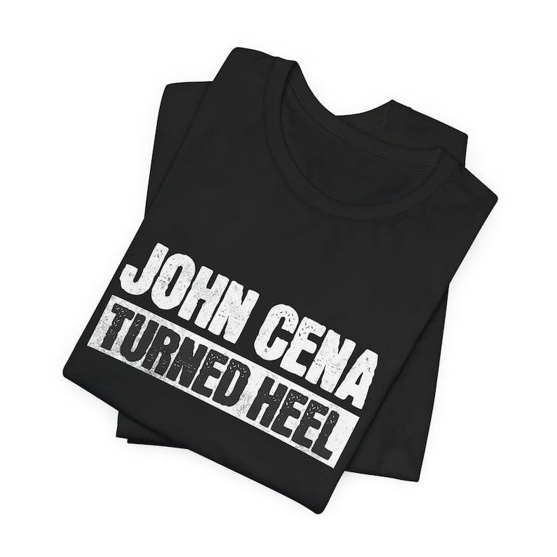 John Cena Turned Heel Tee, Wrestling Themed T-Shirt, Unisex Gift for ...