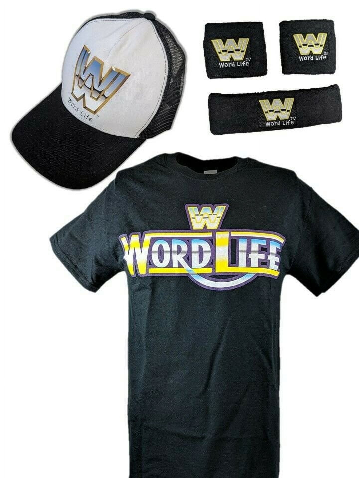 John Cena Word Life Mens Costume Hat T-shirt Wristbands S - Walmart.com