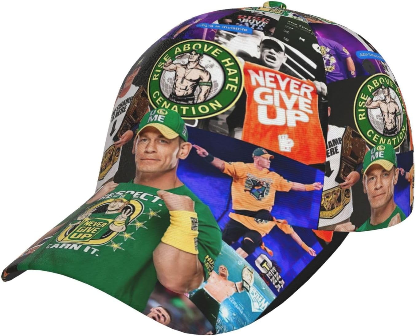 John Cena Wrestler Baseball Cap Adjustable Caps Unisex Aldult Golf Hat ...