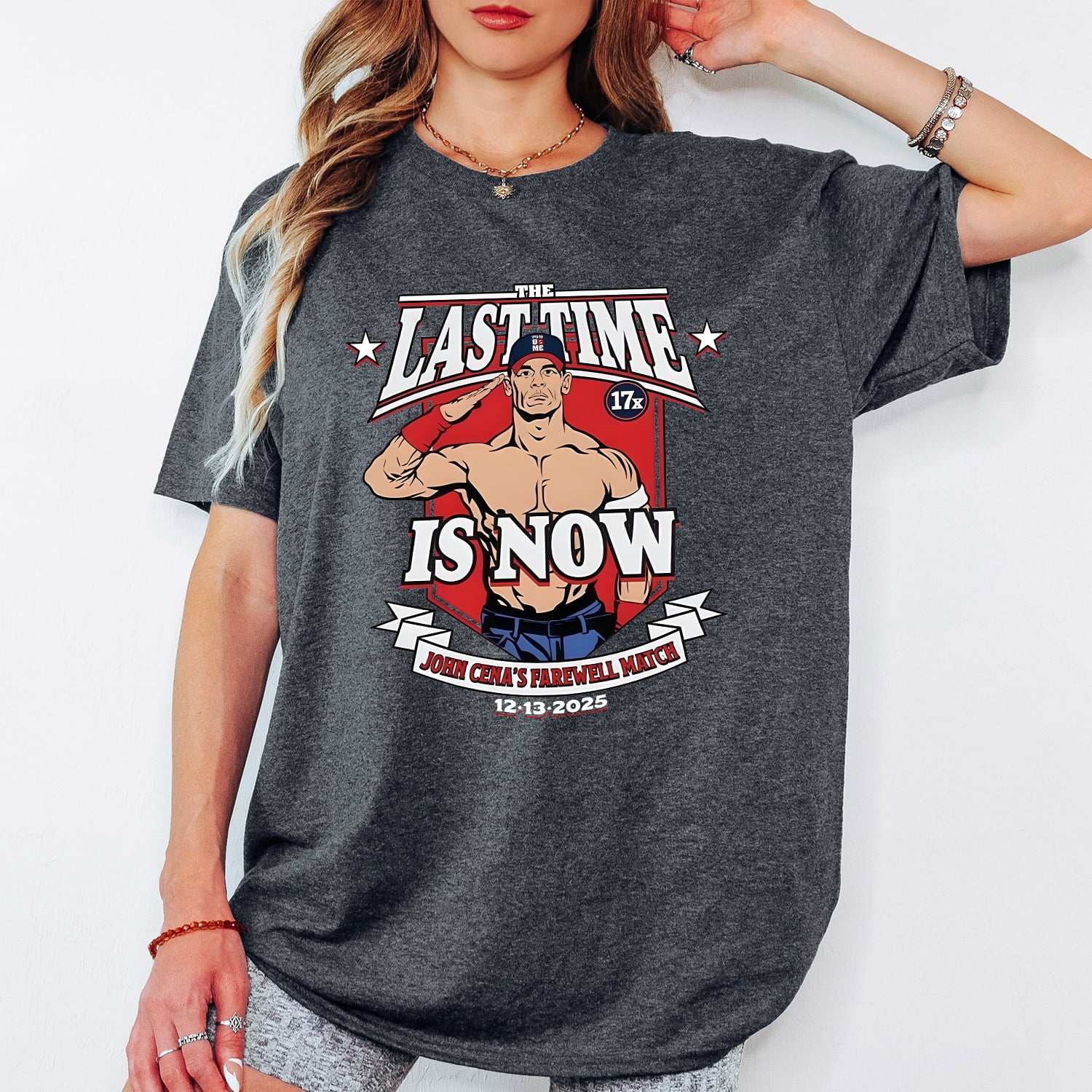 John Cena's Farewell Tour Match in Washington, DC Dec 13 2025 T-Shirt ...