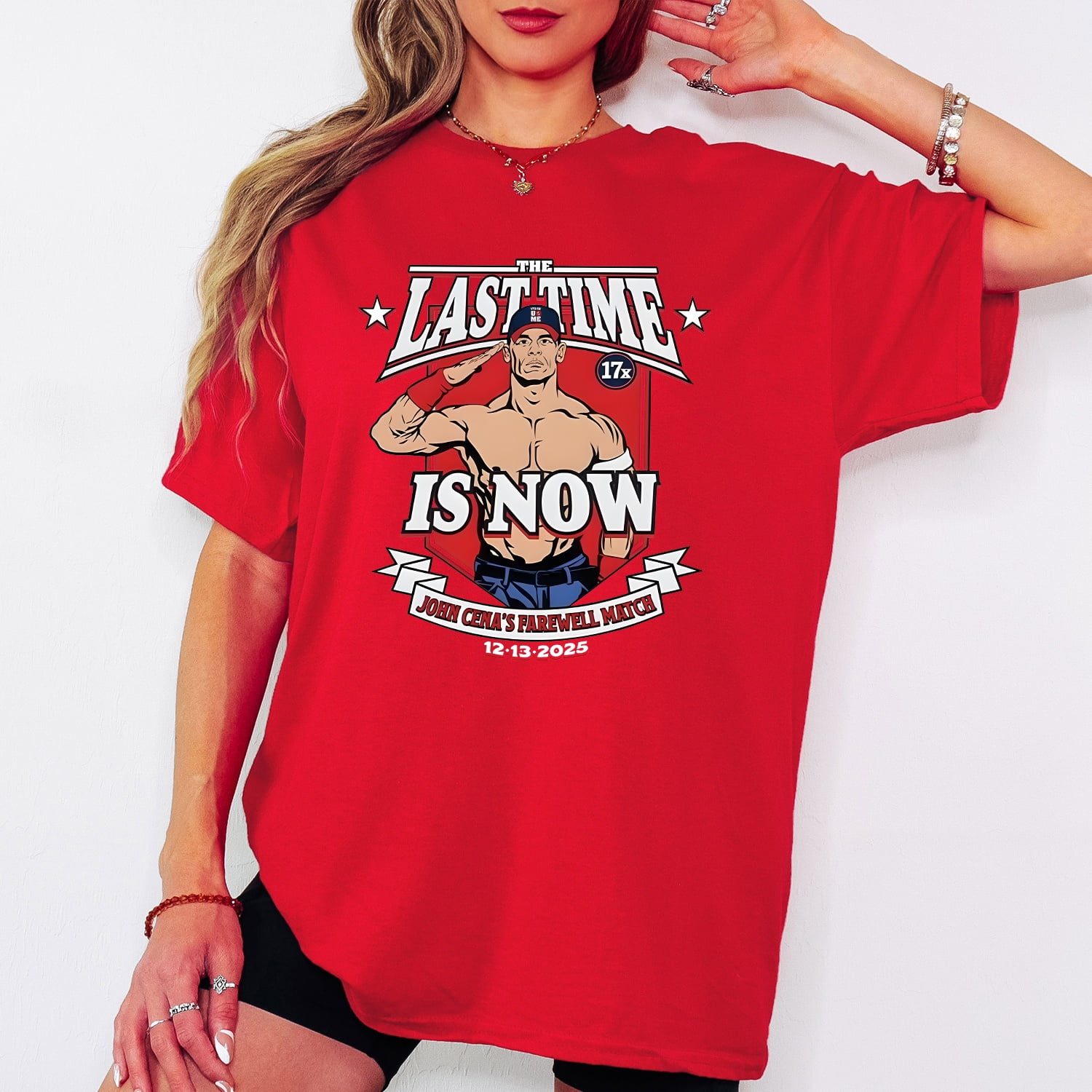 John Cena's Farewell Tour Match in Washington, DC Dec 13 2025 T-Shirt ...