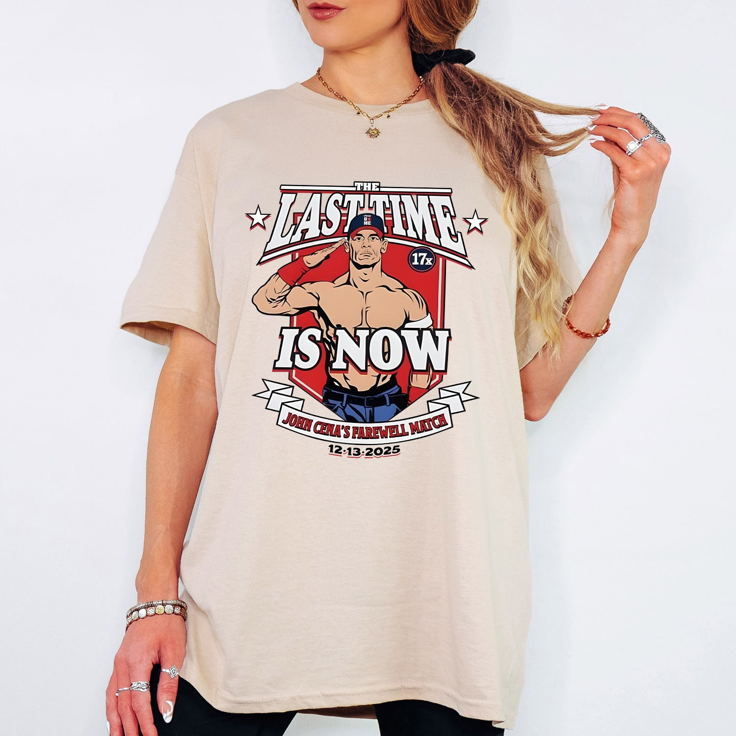 John Cena's Farewell Tour Match in Washington, DC Dec 13 2025 T-Shirt ...