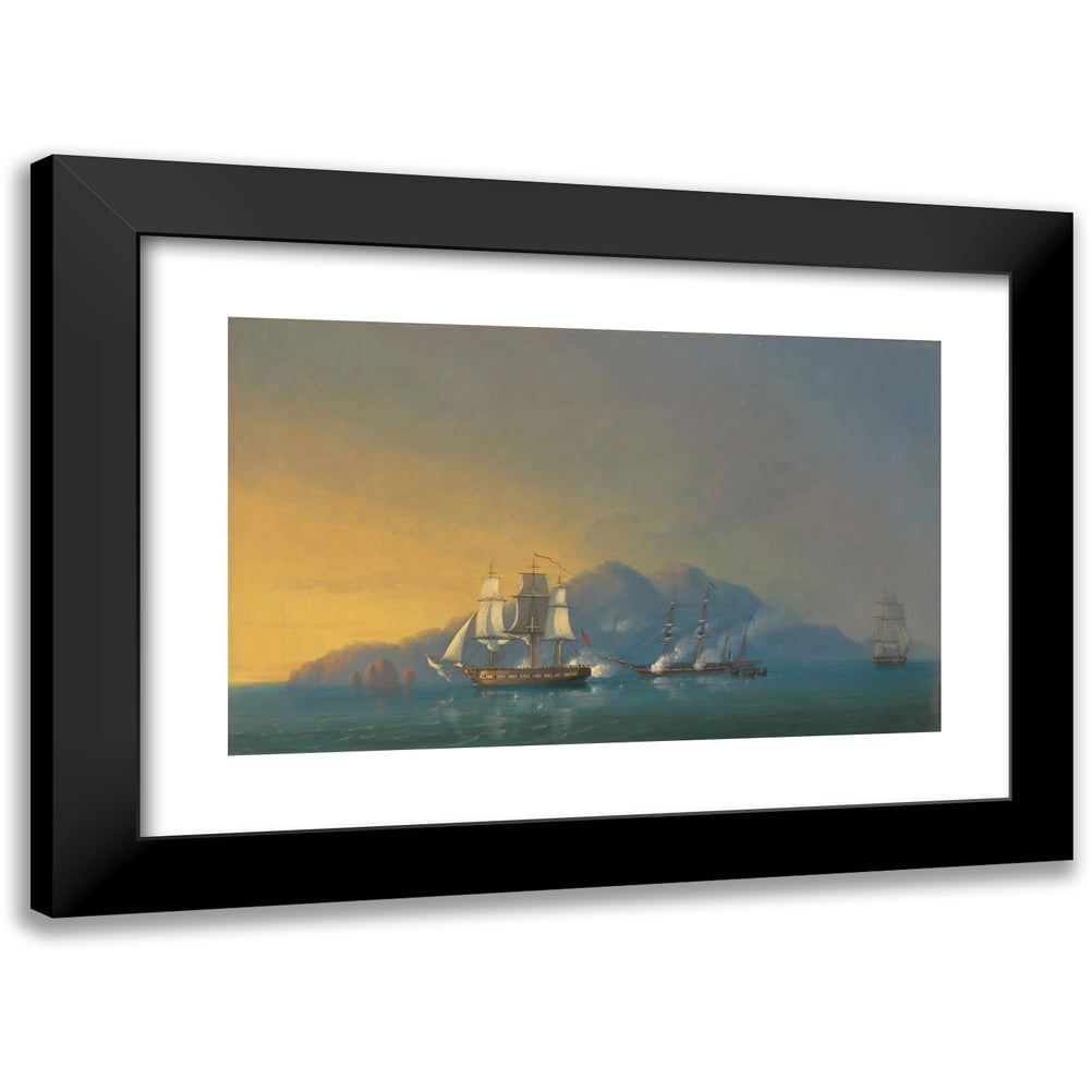 John Christian Schetky 18x13 Black Modern Framed Museum Art Print ...