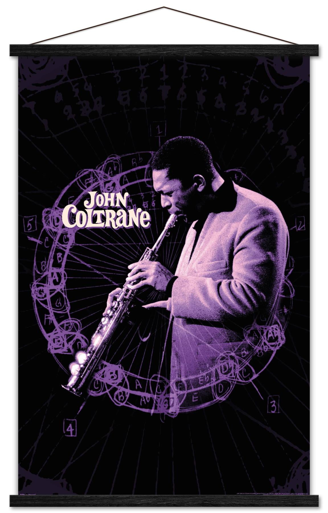 John Coltrane - Coltrane Circle Live Wall Poster with Magnetic Frame ...