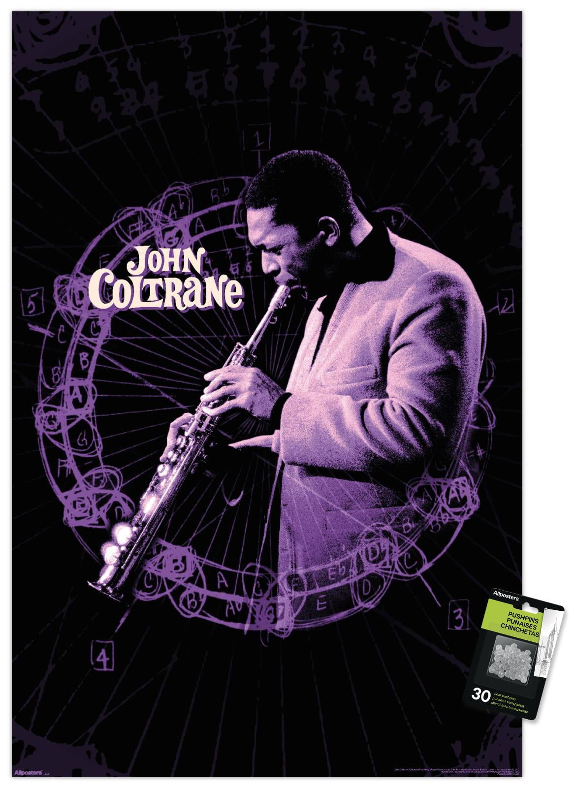John Coltrane - Coltrane Circle Live Wall Poster with Pushpins, 22.375 ...