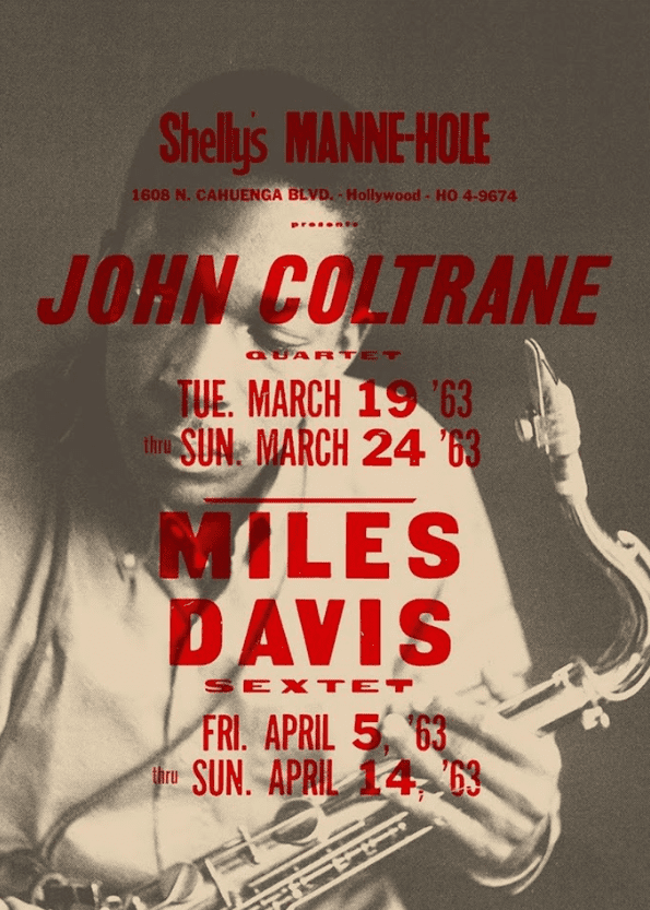 John Coltrane Miles Davis Jazz Poster 24x36 - Legends, Iconic Duo ...