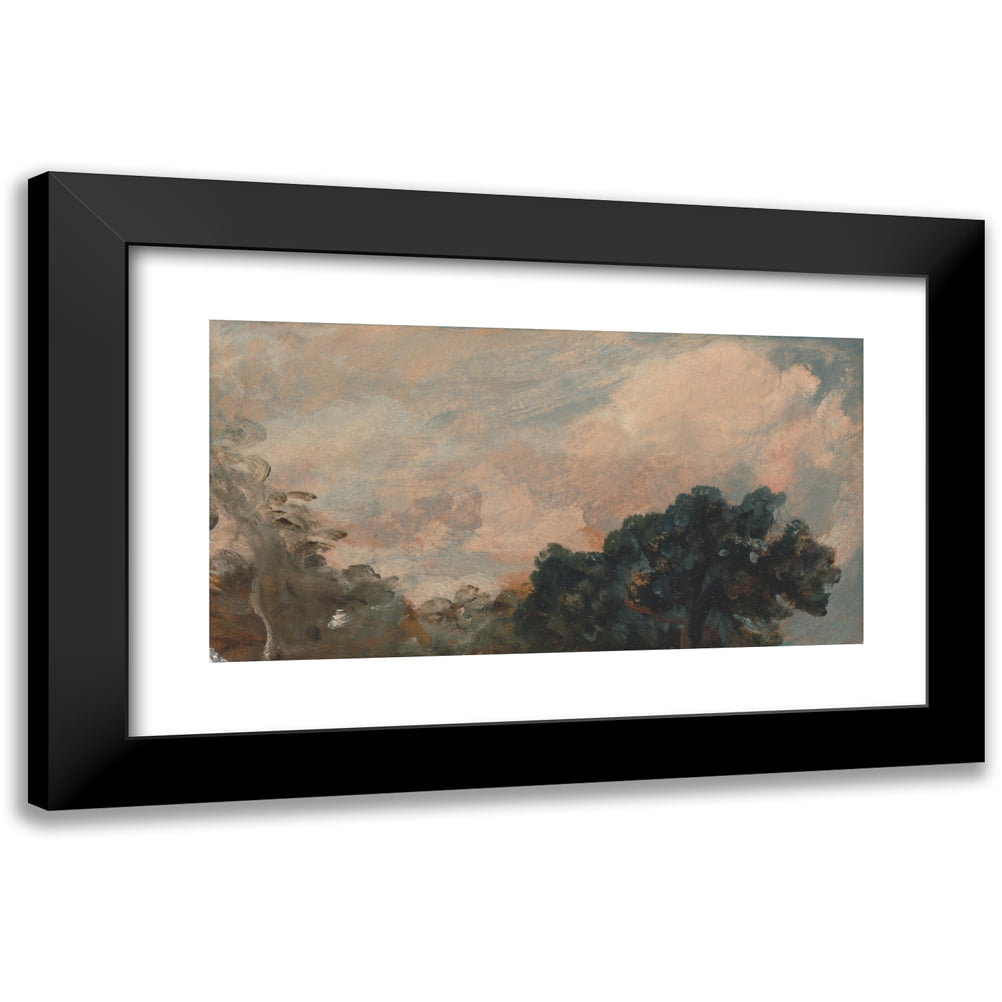 John Constable 14x9 Black Modern Framed Museum Art Print Titled - Cloud ...