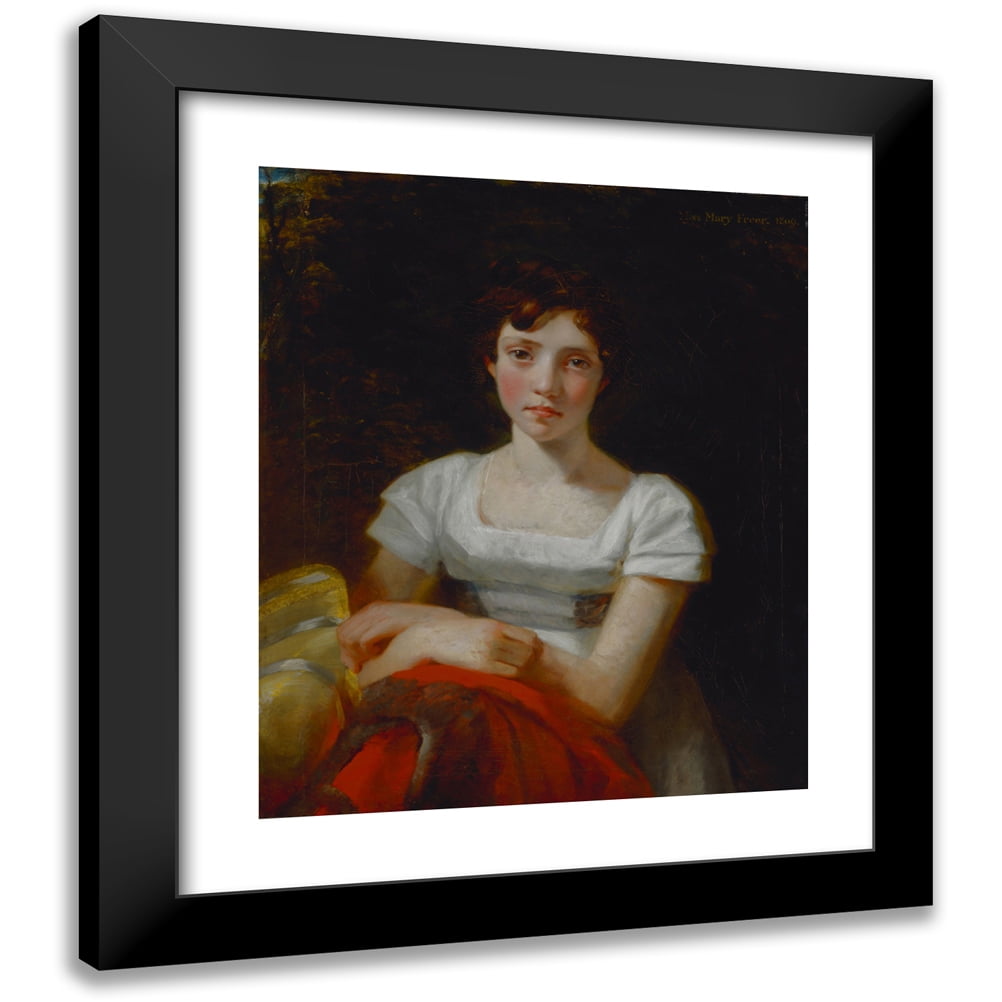 John Constable 20x23 Black Modern Framed Museum Art Print Titled - Mary ...