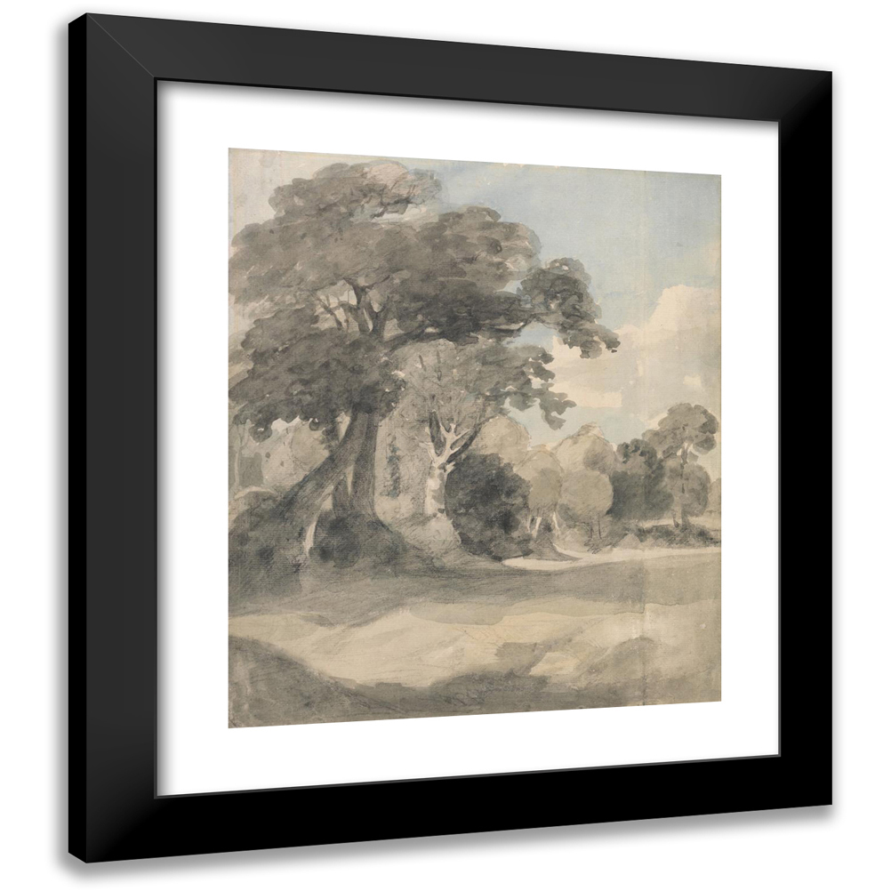 John Constable 20x23 Black Modern Framed Museum Art Print Titled ...