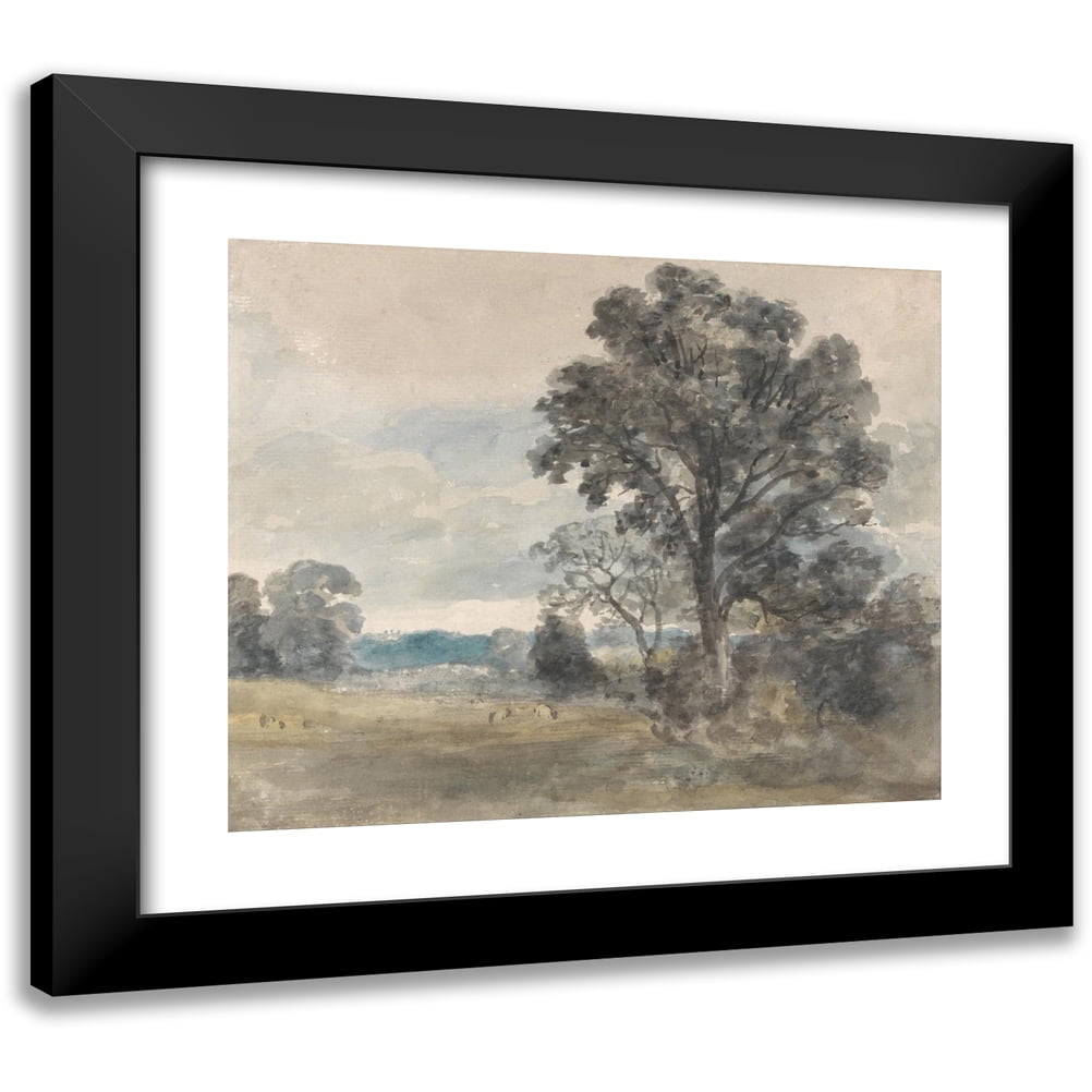 John Constable 23x20 Black Modern Framed Museum Art Print Titled ...