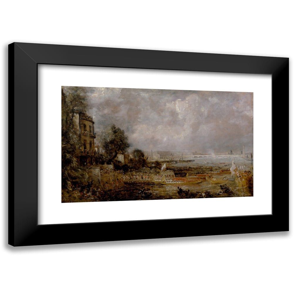 John Constable 24x16 Black Modern Framed Museum Art Print Titled - The ...