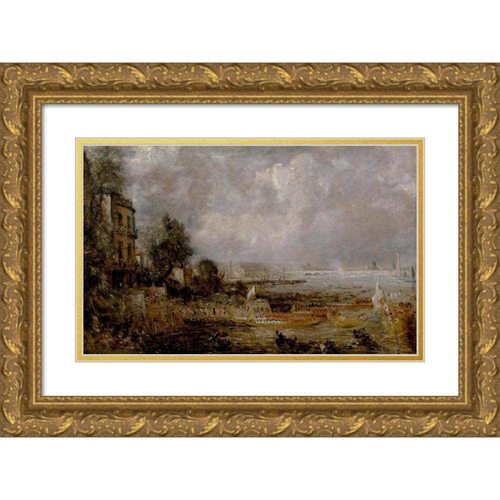 John Constable 24x16 Gold Ornate Framed and Double Matted Museum Art ...